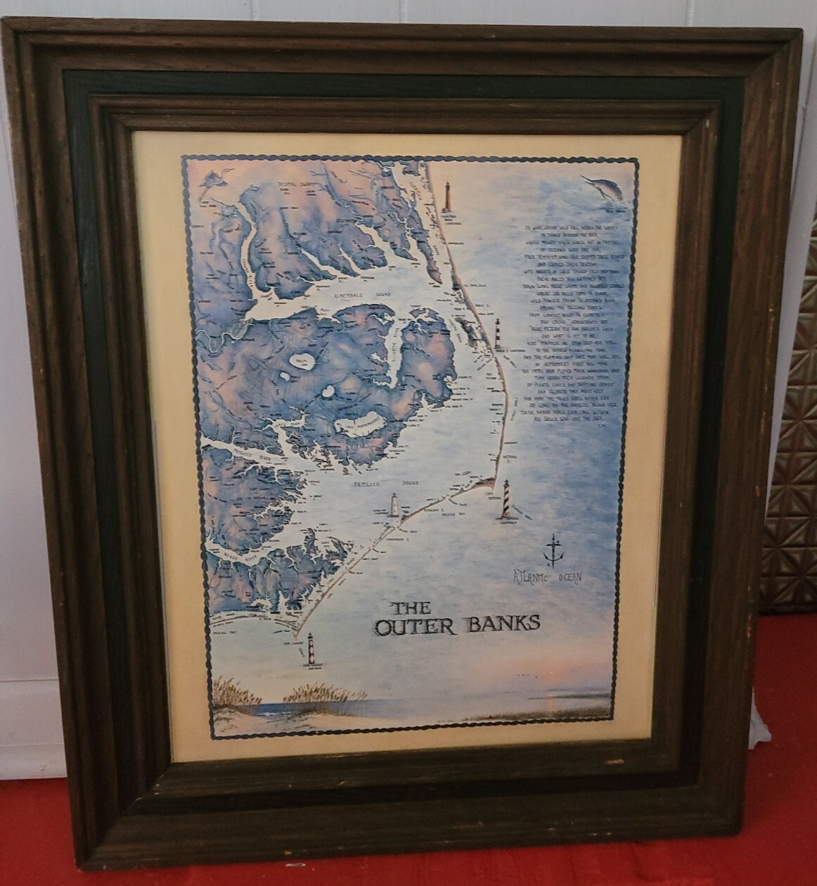 Framed Nautical Maps for sale | Only 2 left at -70%