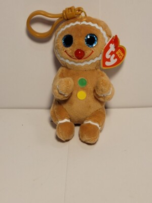 Ty Beanie Bellies Clip 3" Cookie the Gingerbread Man | eBay