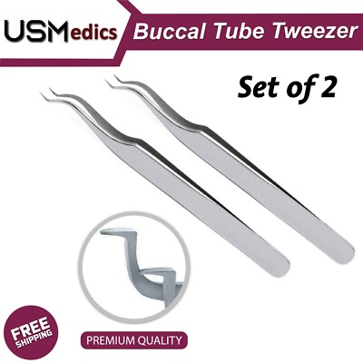 Buccal Tube Bonding Forcep Tweezer Holder Dental Orthodontic Lingual ...
