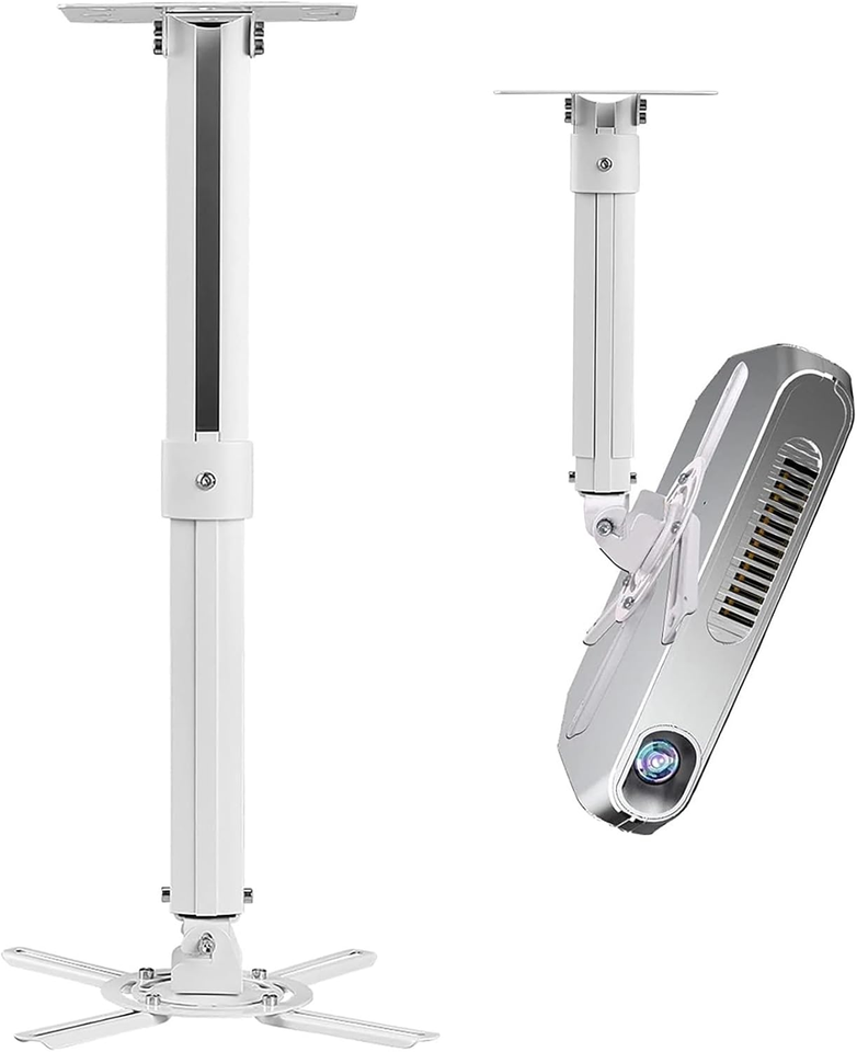 Projector Ceiling Mount, Projector Wall Mount Rotate 360 Swivel 90 Tilt ...
