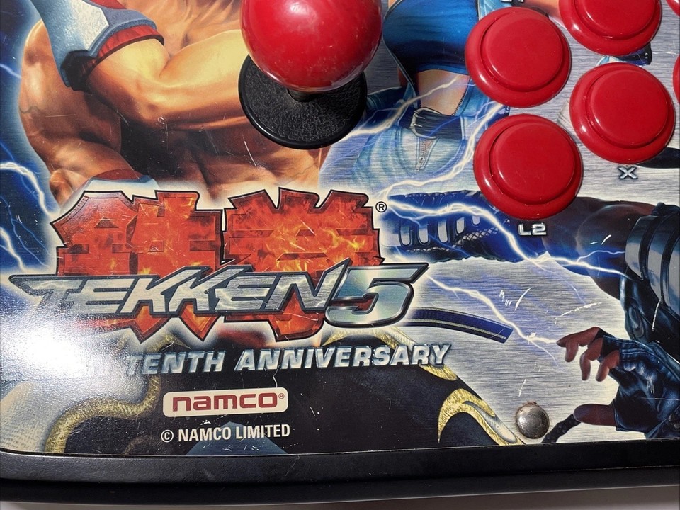 Playstation Tekken 5 Hori Arcade Joy Stick PS2 10th Anniversary ...