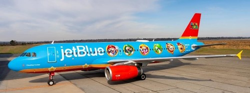 A320 JETBLUE "MARIO AND FRIENDS" REG: N561JB - JC WINGS XX40689 1/400 ...