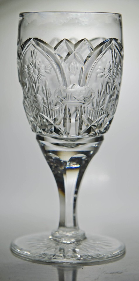 3 Thos Webb Rock Crystal Wines c1936 - 1949 | eBay UK