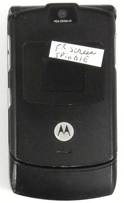 Motorola RAZR V3 - Black and Silver ( AT&T / Cingular ) Flip Phone ...