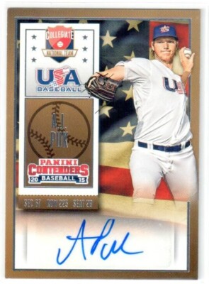2015 Contenders A.J. PUK Collegiate USA Prospects ROOKIE AUTO! #63 | eBay