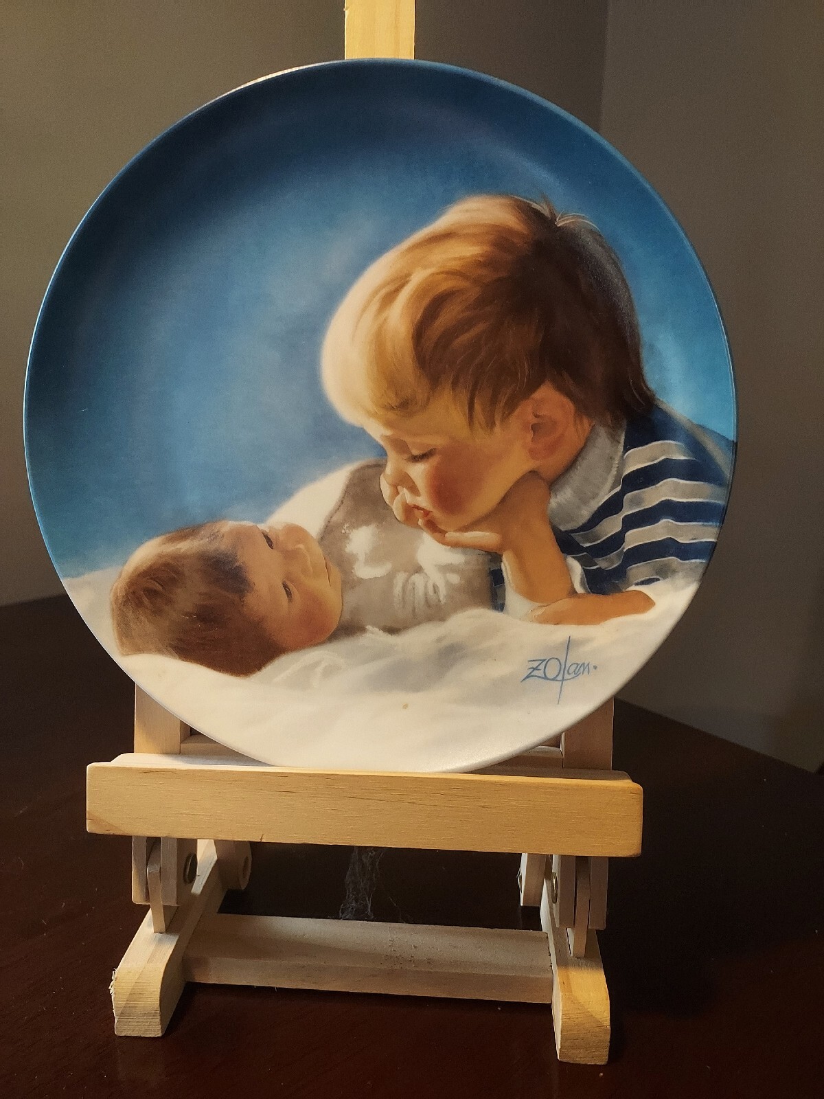 Donald Zolan Limited Edition "Brotherly Love" Decorative Plate | eBay