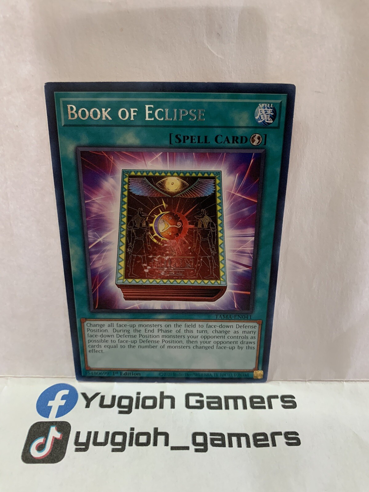Yu-Gi-Oh Book Of Eclipse TAMA-EN041 1st Edition Rare Light Played | eBay