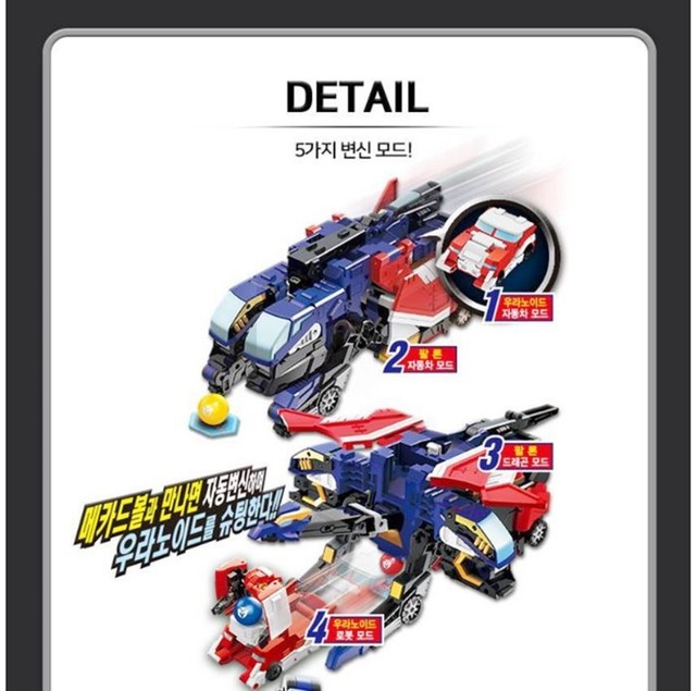 Mecard Ball AKANSPHERE 4-Step Transformer Robot Akan Car Toy Korean ...