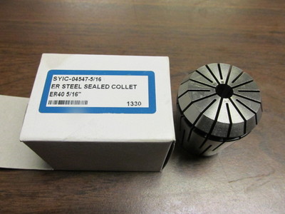 New SYIC ER steel sealed collet ER40 5/16" SYIC-04547-5/16 | eBay