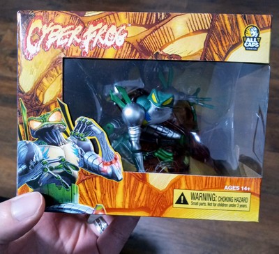 CYBERFROG toy figure unopened pvc Ethan Van Sciver All Caps Comics new ...