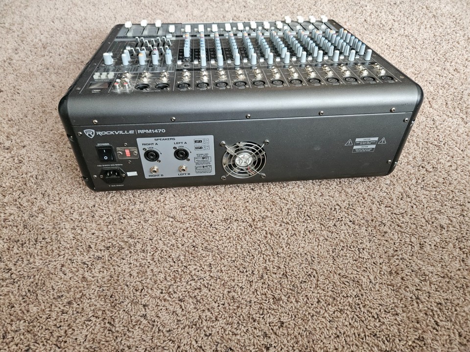 Rockville RPM1470 14 Channel Powered Mixer | eBay
