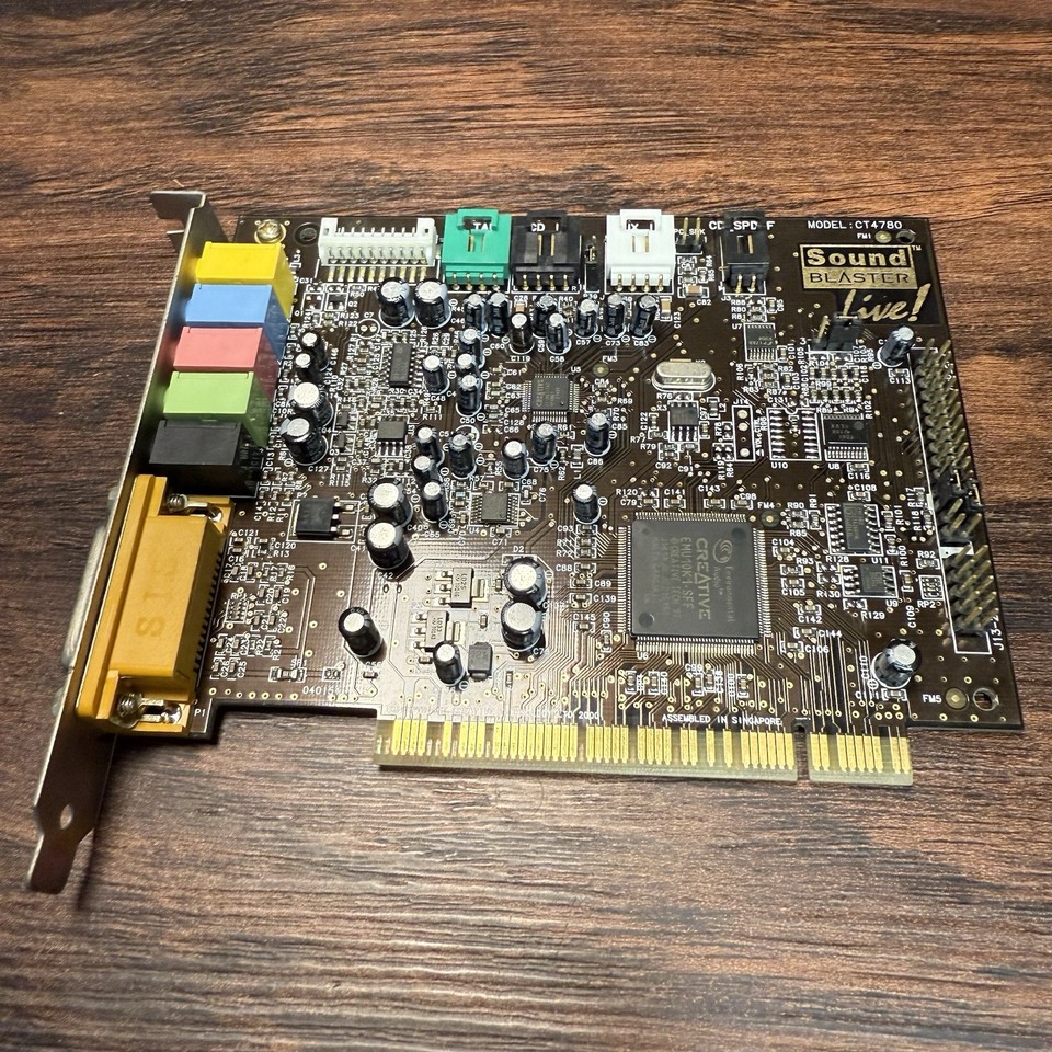 Creative Sound Blaster Live! CT4780 PCI Sound Card | DOS / Win9x ...