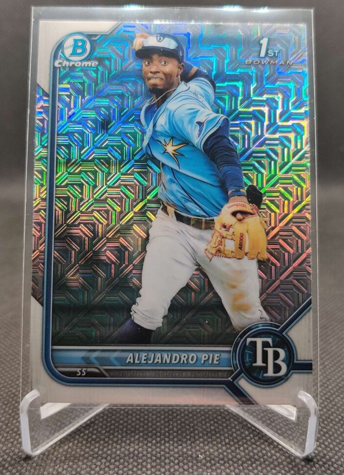 2022 Bowman Chrome Prospects #BCP-99 Alejandro Pie Megabox Mojo Tampa ...
