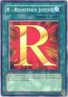 R - Righteous Justice - EOJ-EN040 - Common - 1st Edition x1 - Lightly ...