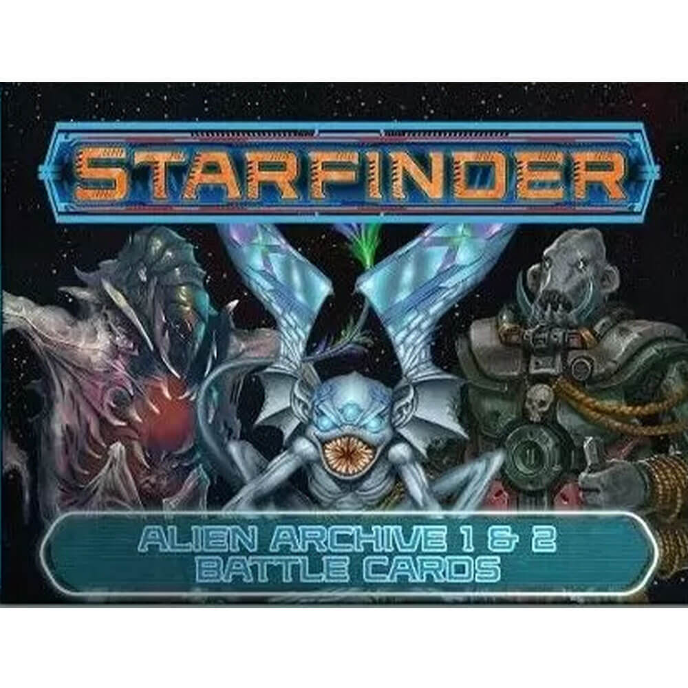 Starfinder Roleplaying Game Alien Archive 1 and 2 Battle Cards High ...