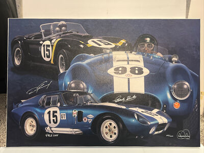Danny Day 'Bitten by the Snake' Signed by Caroll Shelby Art Piece | eBay