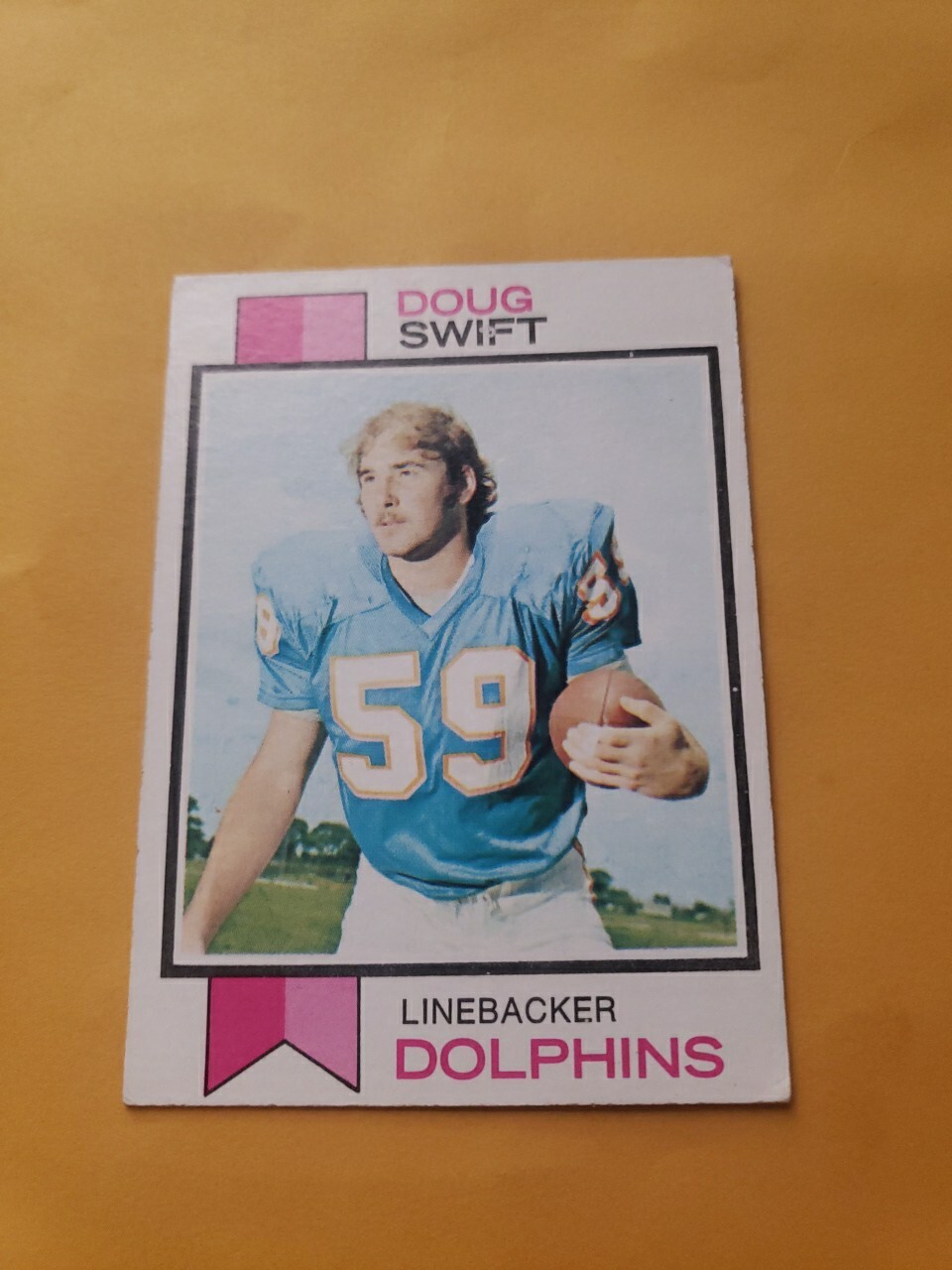 Doug Swift 1973 Topps #124 Miami Dolphins Very Good | eBay