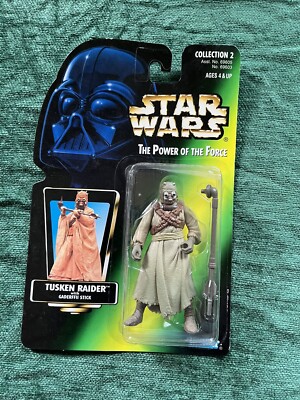 Kenner Tusken Raider With Gaderffi Stick Battle Club Action Figure ...