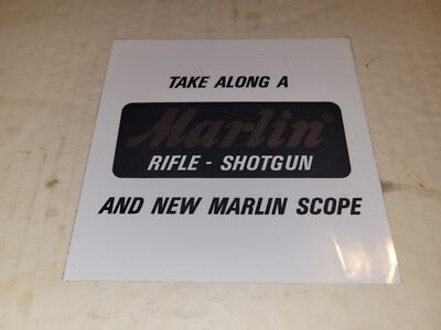 Rare Marlin Dealer Decal Sticker Sign | eBay
