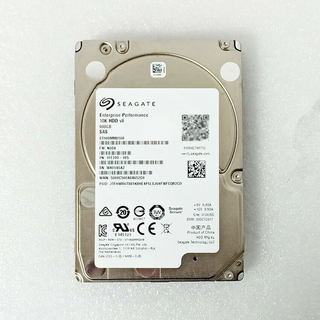 Seagate 900GB SAS 10000 RPM 2.5 in (ST900MM0168) Hard Drive for sale ...