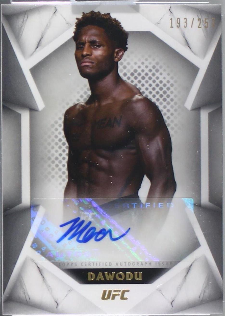 2020 Topps UFC Striking Signatures - Hakeem Dawodu #STS-HD /257 (AU ...