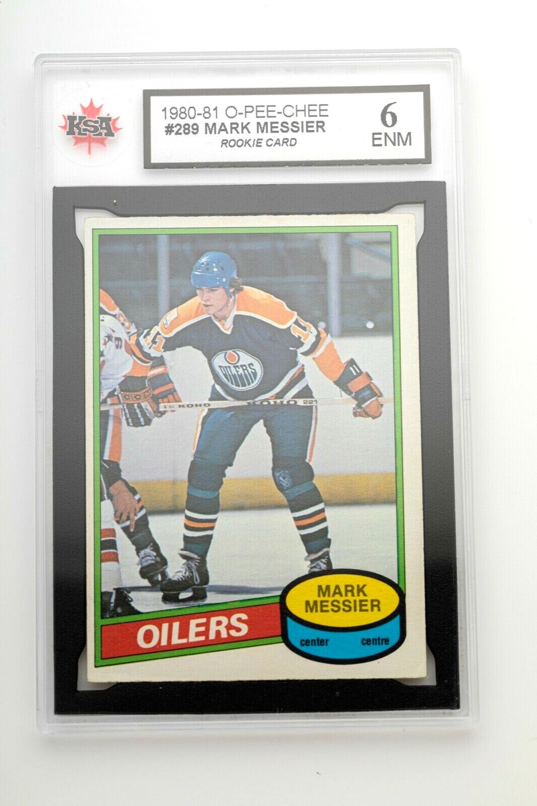 1980-81 O-Pee-Chee #289 Mark Messier Rookie Card KSA Graded 6 ENM ...