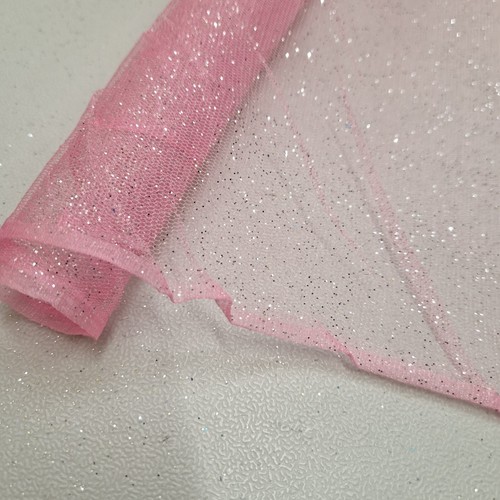 Glitter Tulle Fabric Soft Dress Net 150cm Wide Sheer Costume Sparkle ...