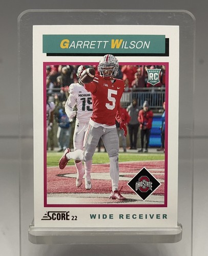 2022 Score Garrett Wilson 1992 Throwback Rookie Card RC #TB8 Buckeyes ...