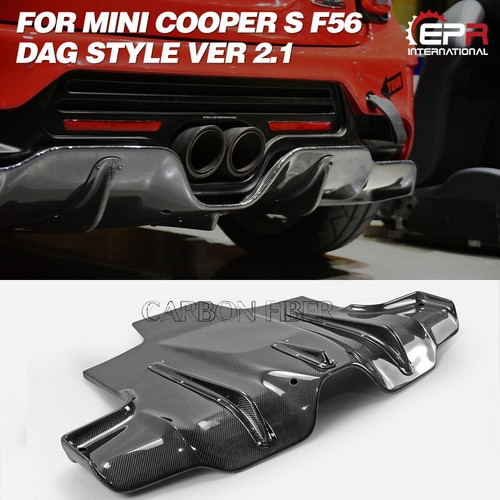 For Mini Cooper S F56 DAG Style Ver 2.1 Carbon Fiber Rear Bumper Under ...