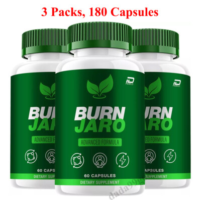 3 Pack Burn Jaro Weight Management Supplement BurnJaro Capsules (180 ...