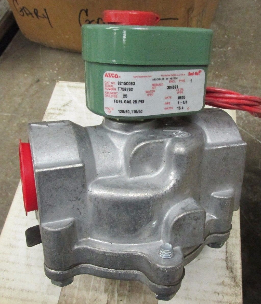 ASCO Gas Train Vent Valave Cat # 8215CO63 19332LR | eBay