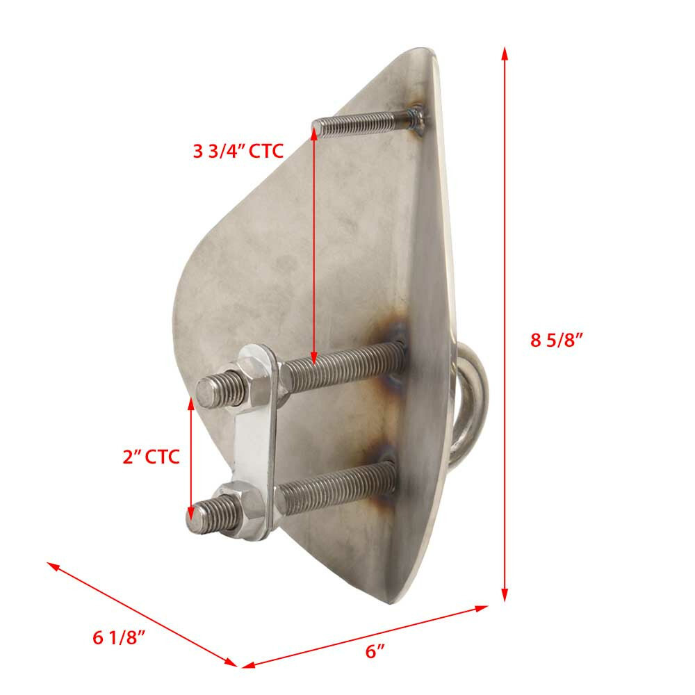 Crownline Boat Bow Scuff Plate 63068 | Polished Stainless Steel | eBay