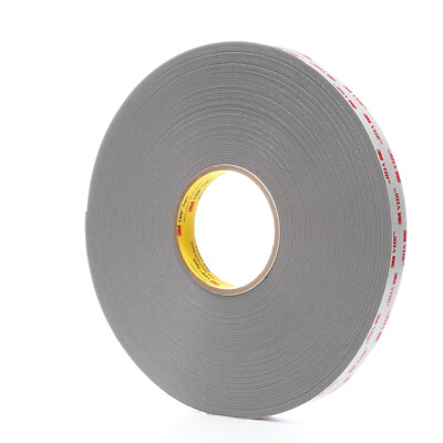 3M RP45 1/2" Width x 36 yds Length VHB Foam Tape, Gray, 45 Mils, 1 Roll ...