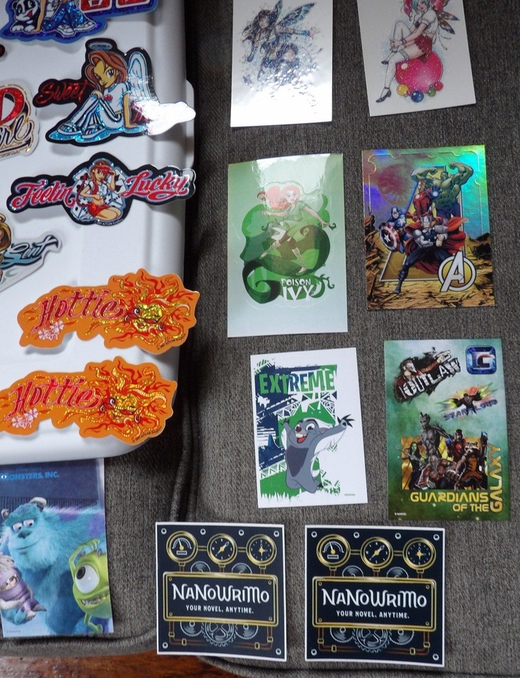 Vending machine 64 sticker lot, tattoos, Aztlan Graphics, Star Wars ...