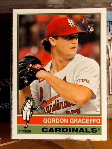 GORDON GRACEFFO 2025 Topps Heritage Baseball Rookie Card #153 St Louis ...
