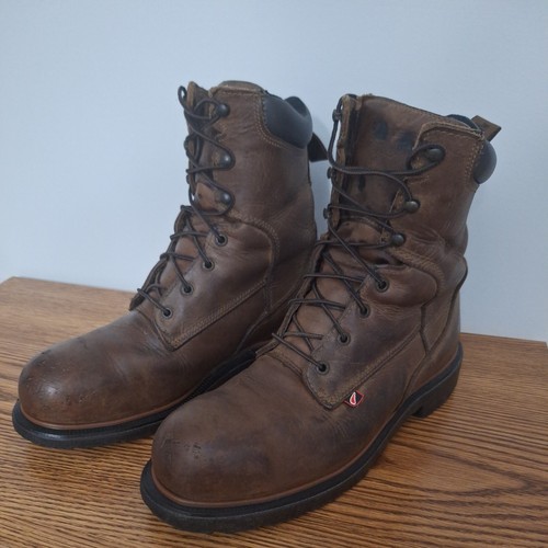 Red Wing 8" Waterproof Steel Safety Toe Leather Work Boots 4200 Men’s ...