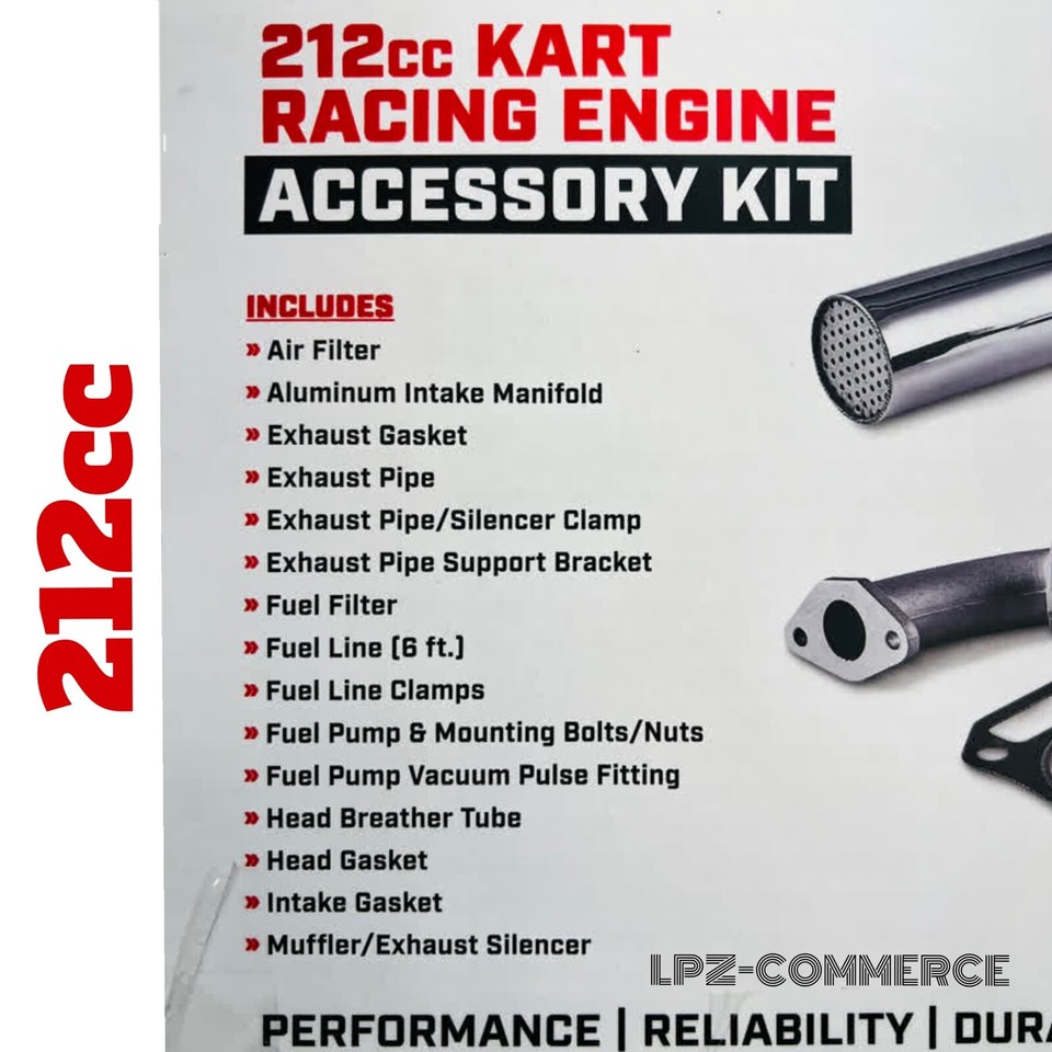 BRAND NEW Predator GHOST 212cc Kart Racing Engine Accessory Kit SALE ...