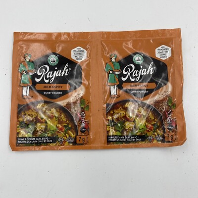 Rajah Mild&Spicy Curry Powder Spices 7g 2pack South Africa | eBay