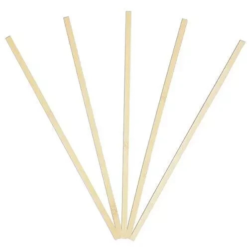 60 Pcs 15.7 Inch Strong Natural Bamboo Sticks Wooden Craft Sticks Extra ...