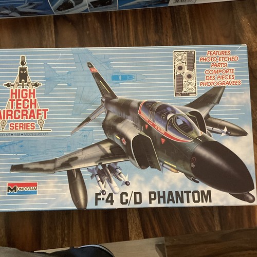 Monogram 1/48 F-4C/D Phantom Plastic Model Kit 5831 High Tech Series ...