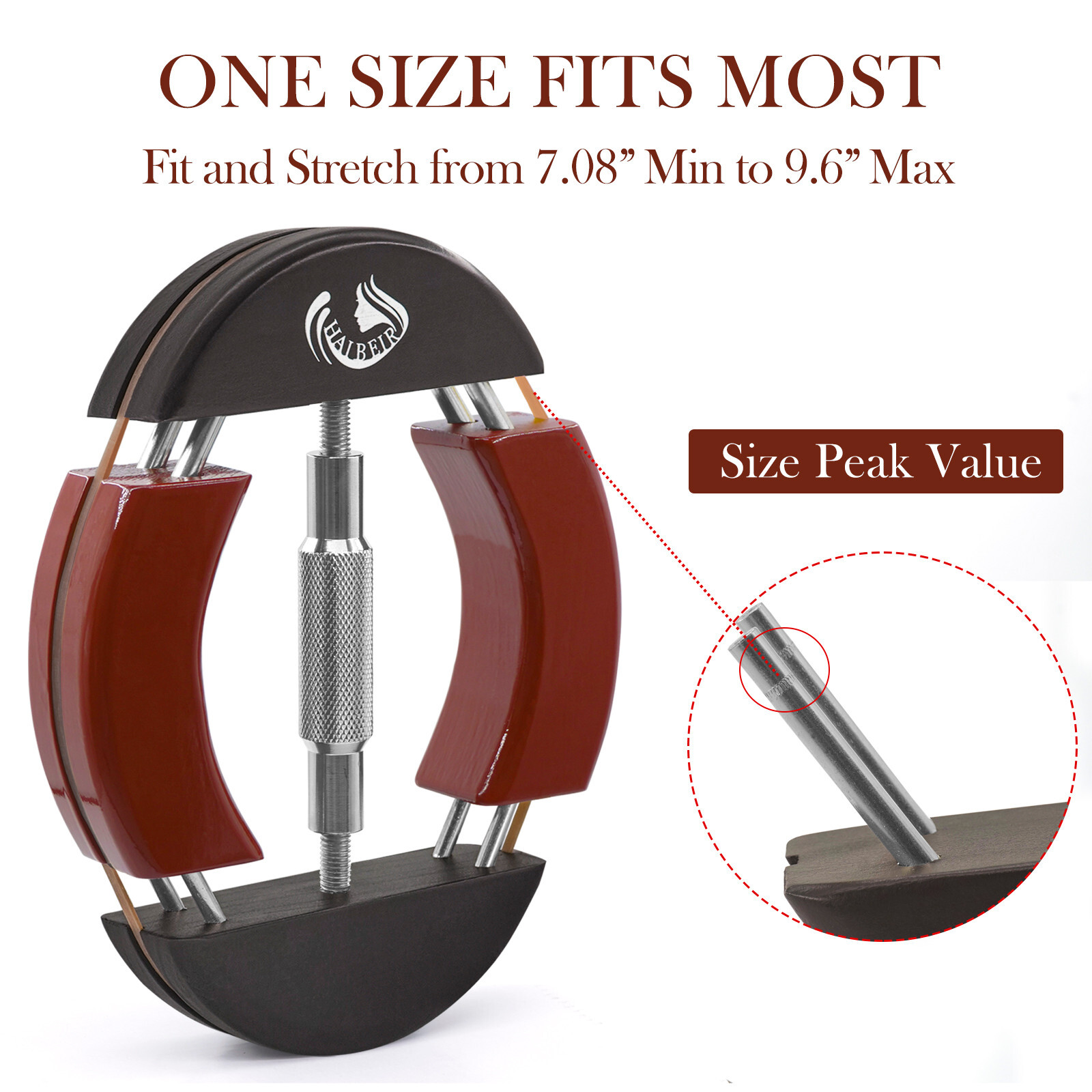 HAIBEIR 4 Way Hat Stretcher for Adults One Size from 7.08 to 9.6 ...