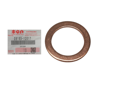 Joint de rondelle de conduite d'huile Suzuki 09168-12017 5905972721678 ...
