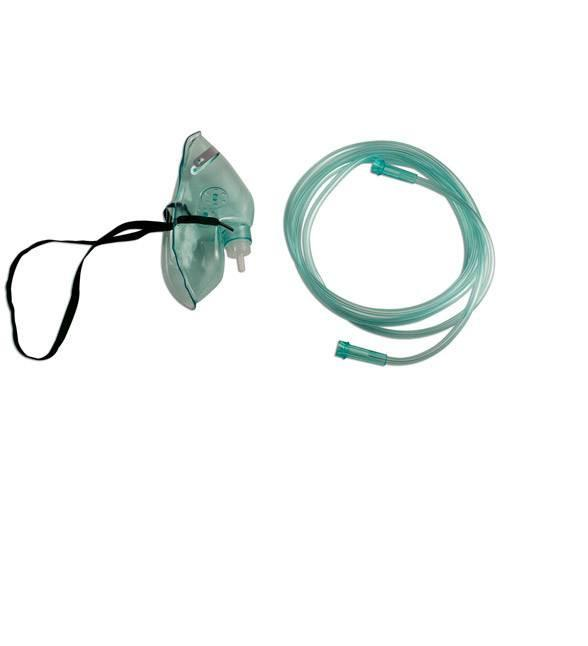 Bottle Water Humidifier Plus Tubing Connector Elbow 12" and Oxygen Mask ...