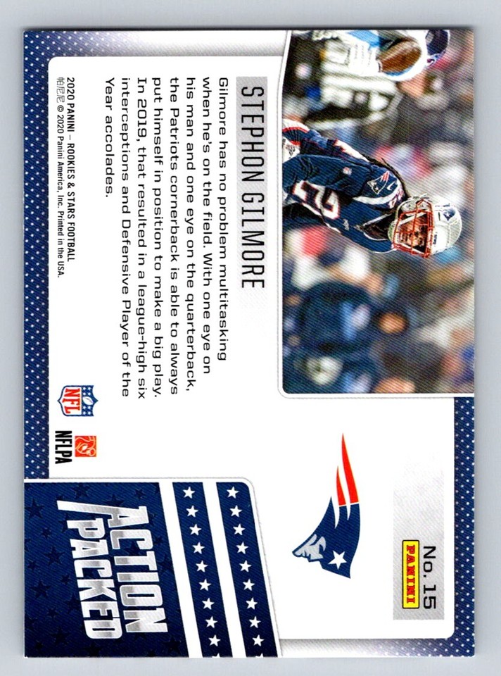 2020 Panini Rookies & Stars #15 Stephon Gilmore NM-M | eBay