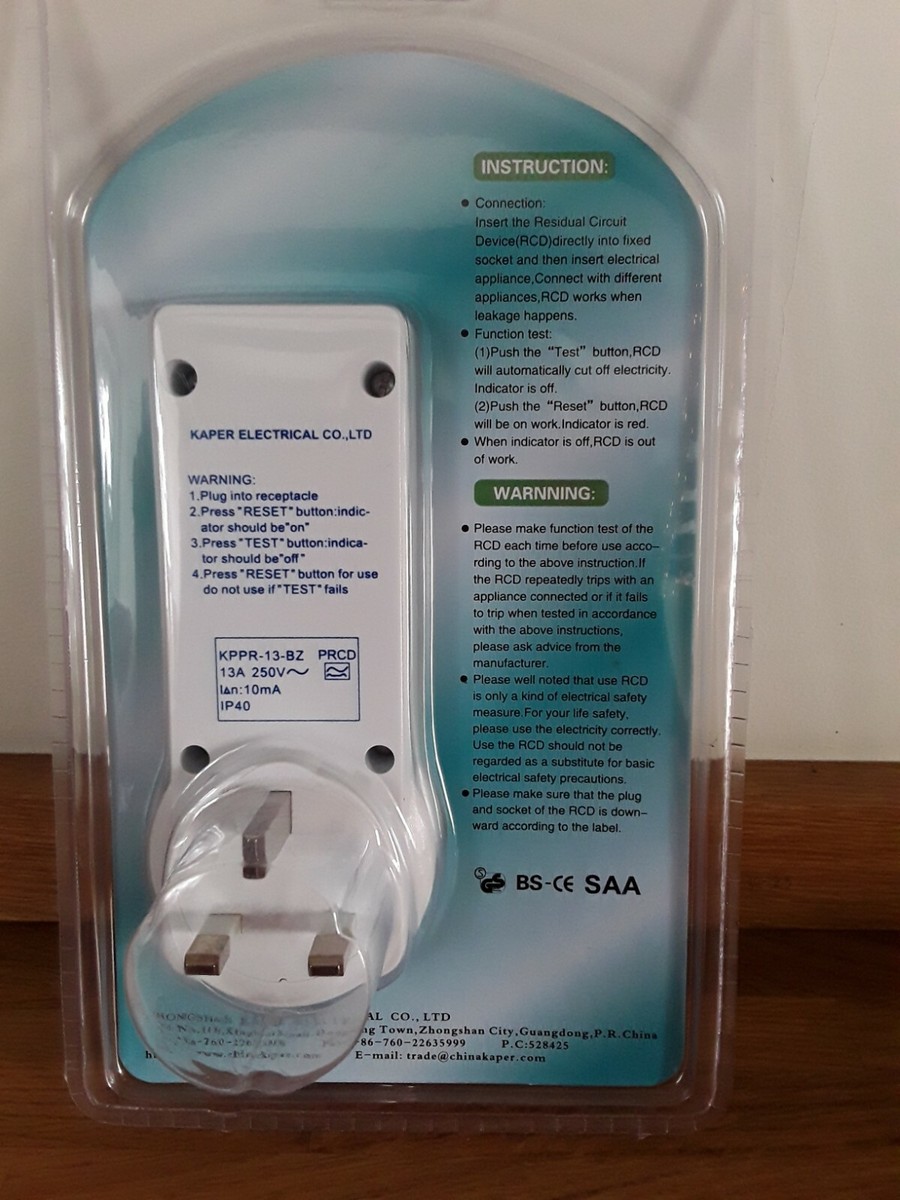 Residual Current Device Plug Clipsal | C2025RCD30 WE | DGPO RESIDUAL