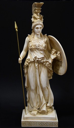 Athena statue minerva sculpture Athena Figure Greek goddess mythology ...