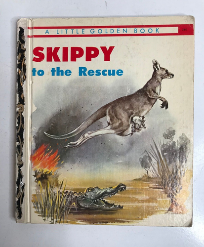 Skippy To The Rescue 1969 A Little Golden Book (RARE) | eBay