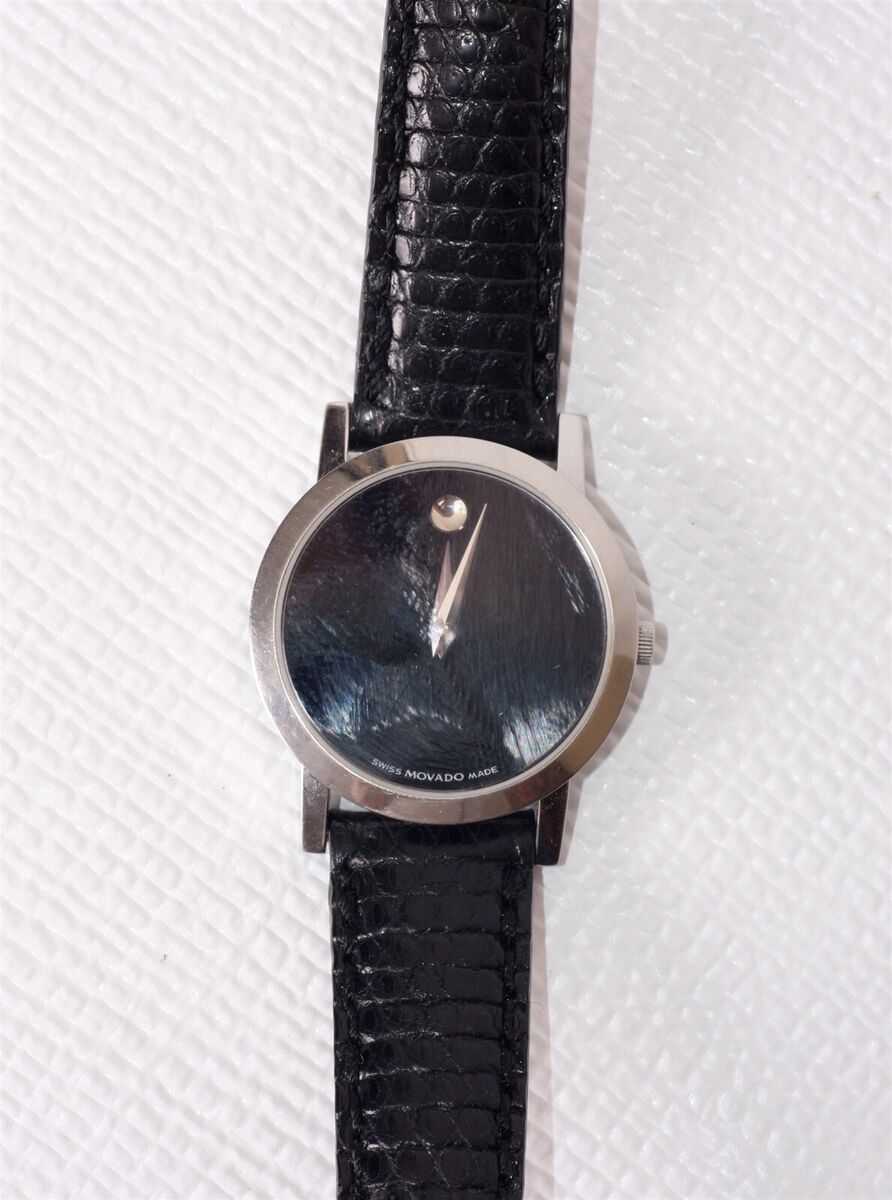 MOVADO Museum Classic Luxury Watch for Women Silver w/ Black MOVADO Museum Classic Luxury Watch for Women Silver w/ Black