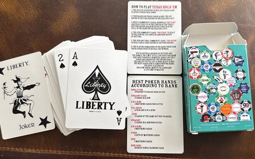 Vintage LIBERTY Playing Cards 2015 GSG TRI-STATE Box 2014 Sign Expo ...