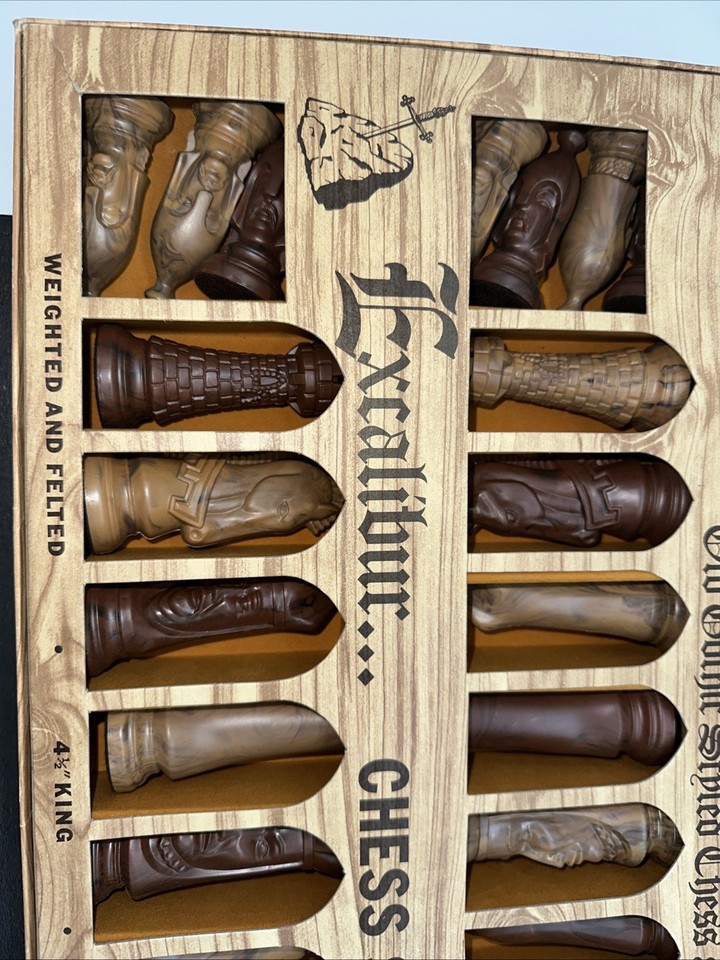 Excalibur Chess Set-Old Gothic Styled Chess Set | eBay